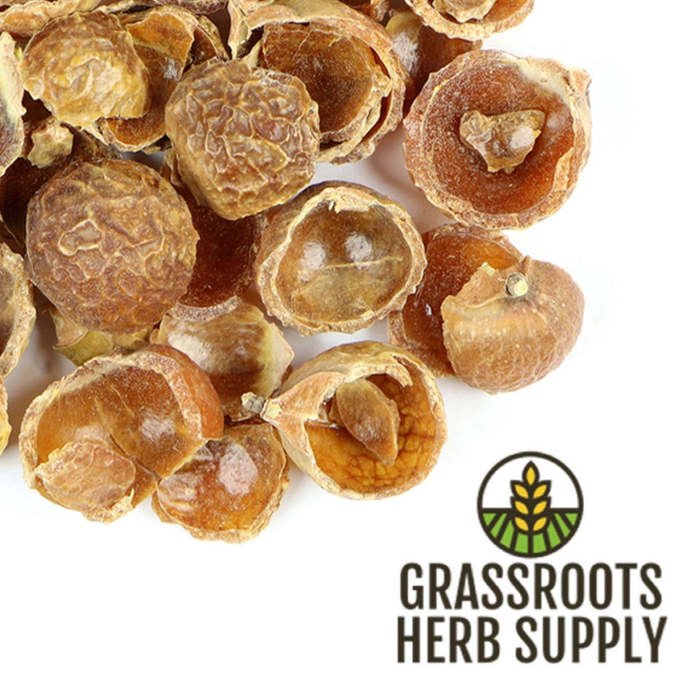 Soap Nut Shells, Pieces – Grassroots Herb Supply